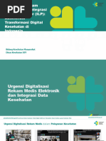 Dashboard Monitoring Implementasi SATUSEHAT | PDF