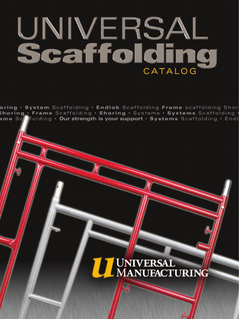 Universal Scaffolding Solutions Catalog | PDF | Scaffolding | Framing ...