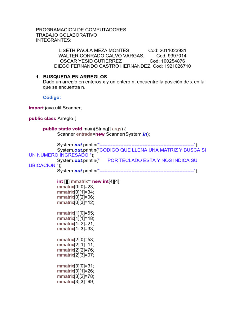 Entrega Final Programacion de Computadores | PDF | Programación de computadoras | Informática