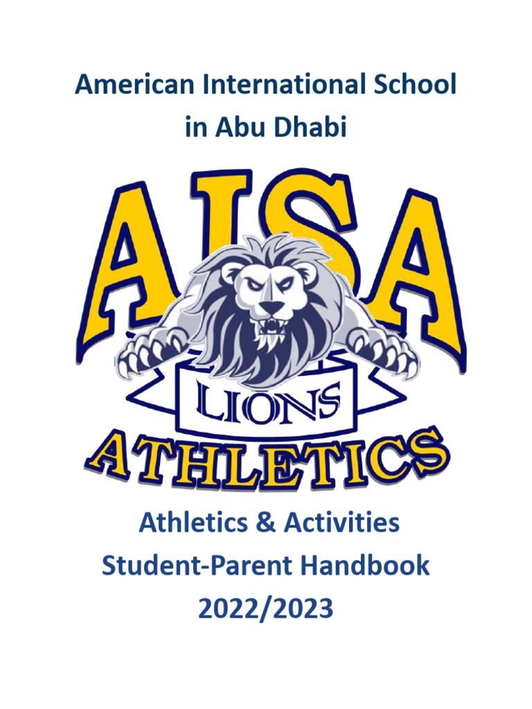 AISA Student-Parent Handbook | PDF AISA Student-Parent Handbook | PDF