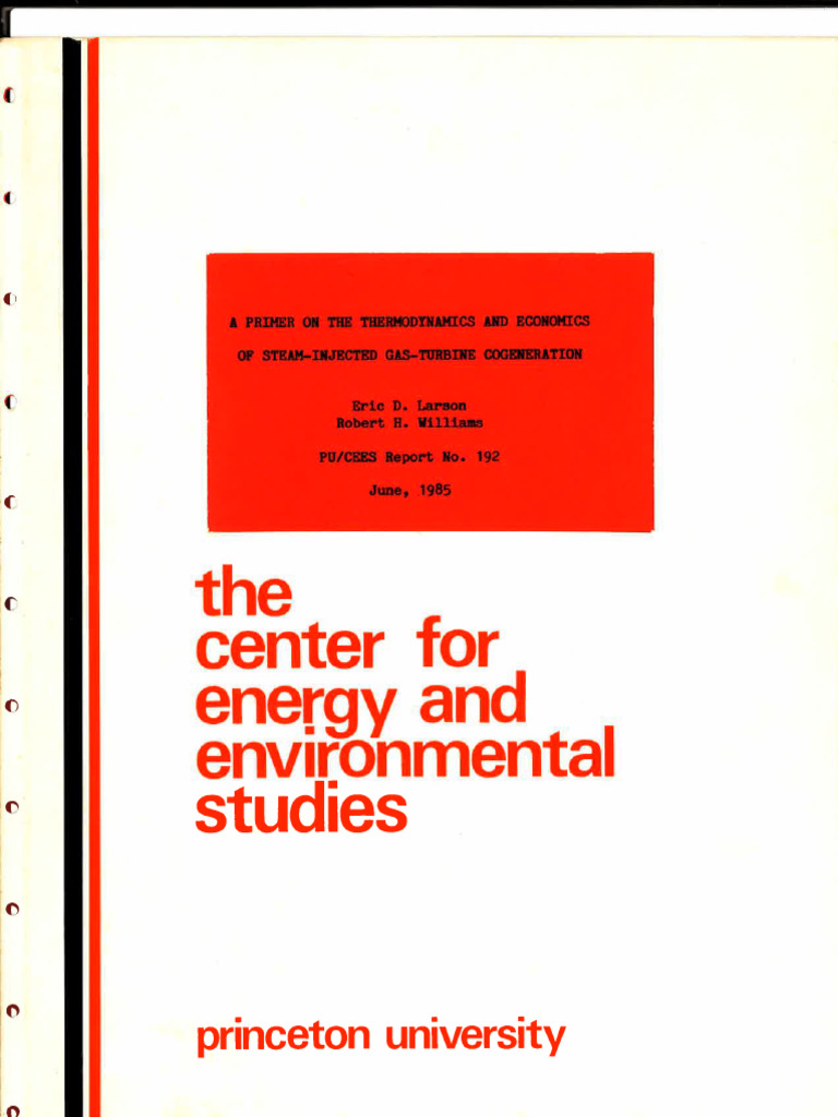 Steam Injected Gas Turbine Cogeneration 1985 Pdf