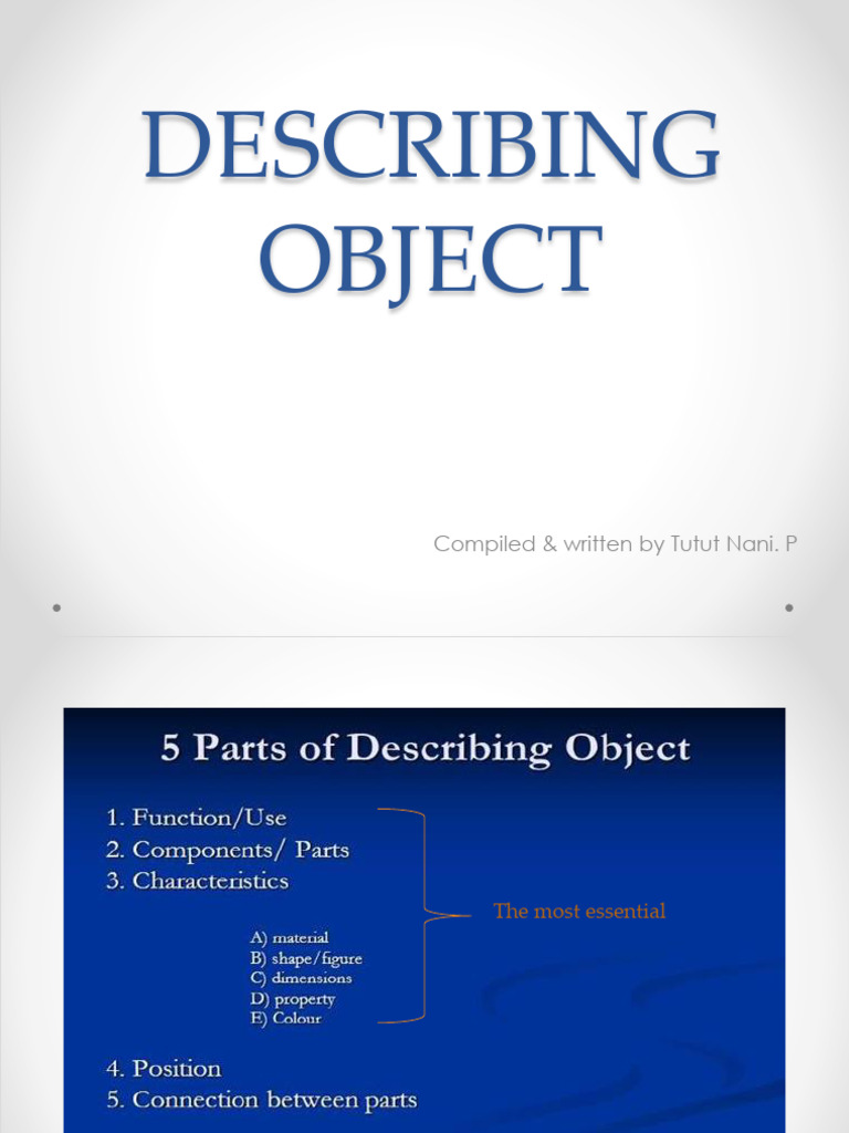 Describing Object - New | PDF | Guitars | Musical Instruments