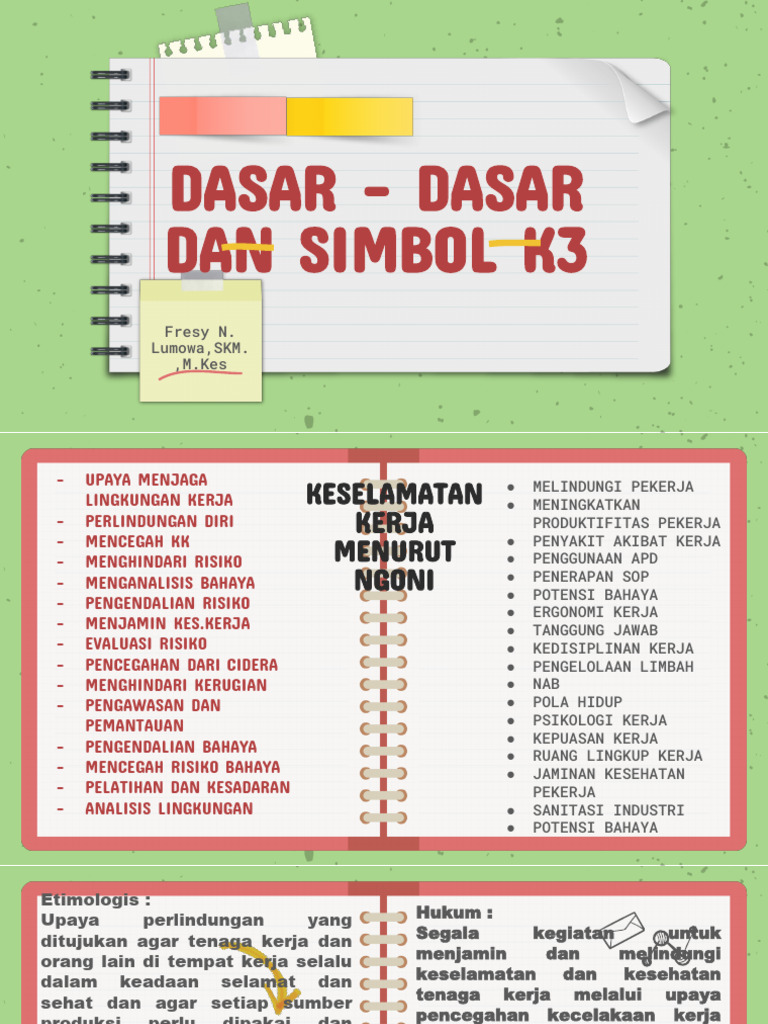 Dasar K3 Keselamatan Kerja | PDF