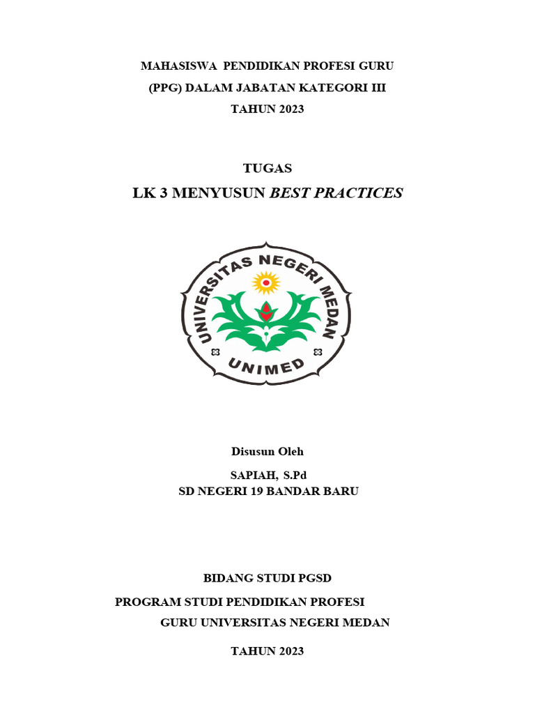 LK 3 Siklus Sapiah | PDF | Karier & Perkembangan