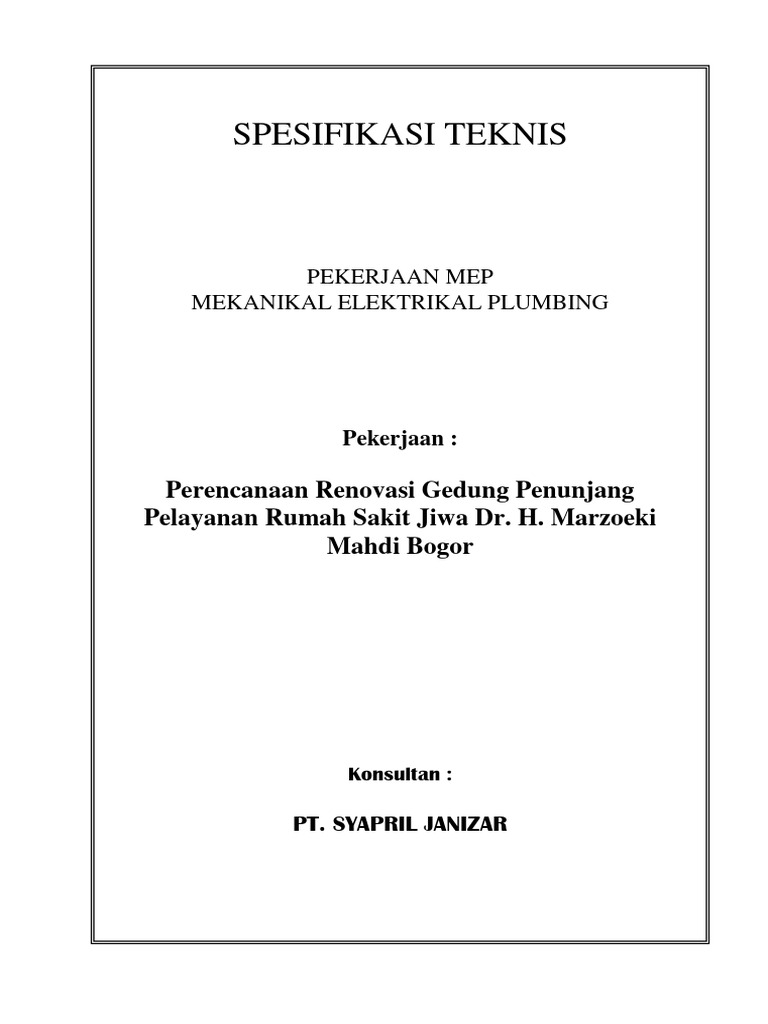 Spektek Mep RSJ Marzuki | PDF | Sains & Matematika | Komputer