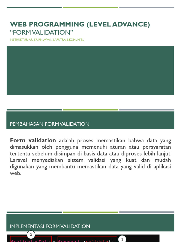 04 P4 - Form Validation | PDF