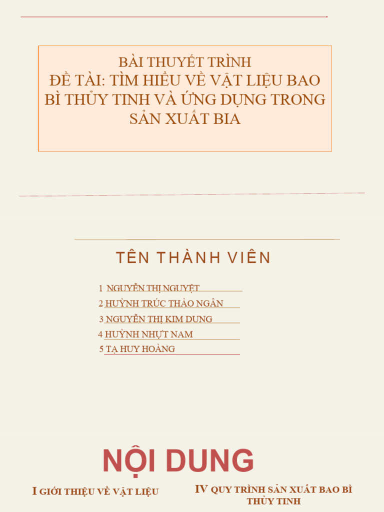 BAO GÓI TP NHÓM 1 | PDF