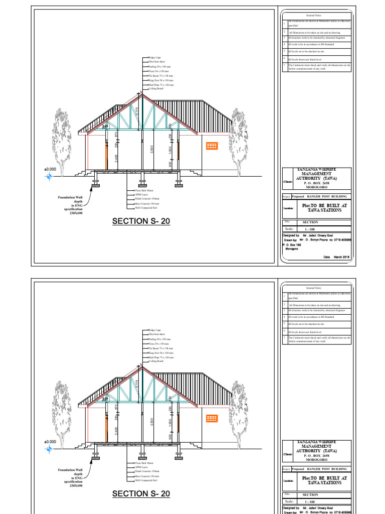 Ranger Post Building Plan | PDF | Architectural Design | Architecture