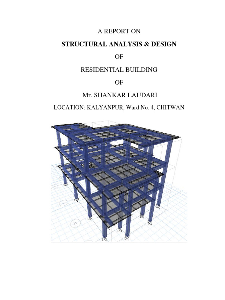 Mr. Shankar Laudari - Structural Report 5.6.2022 | PDF | Earthquake Engineering | Beam (Structure)