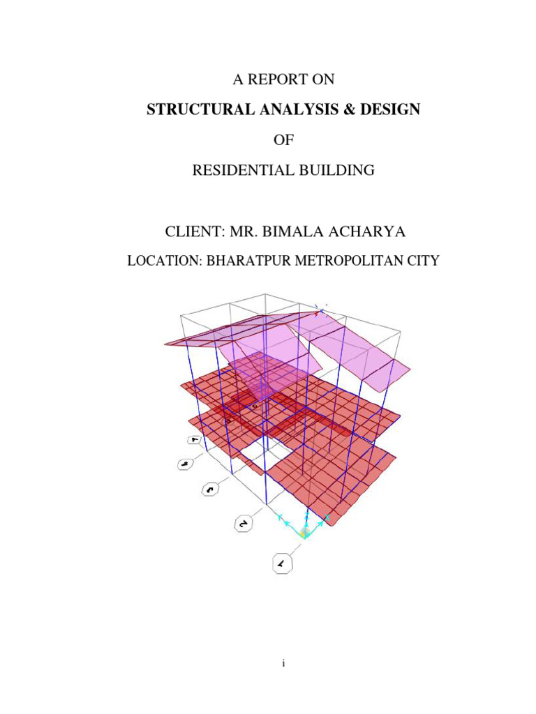 Bimala Acharya Stuctural Report | PDF | Earthquake Engineering | Beam (Structure)