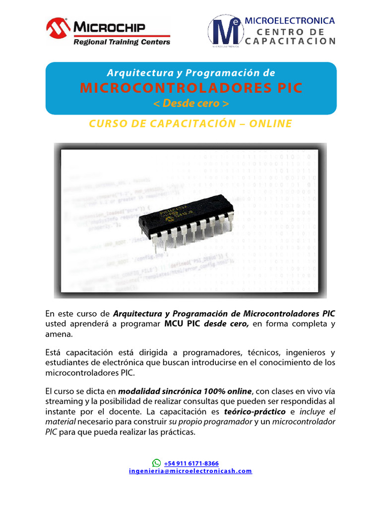 Curso Arquitectura Programacion PIC Desde Cero - Online | PDF ...
