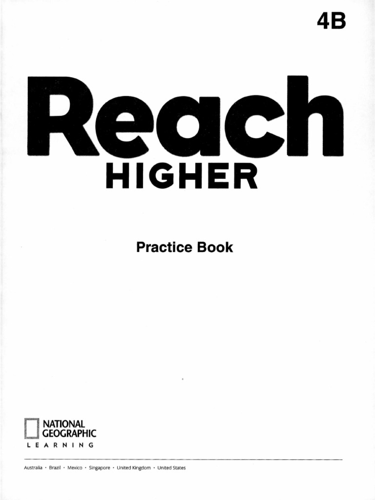 Reach Higher 4B Workbook | PDF