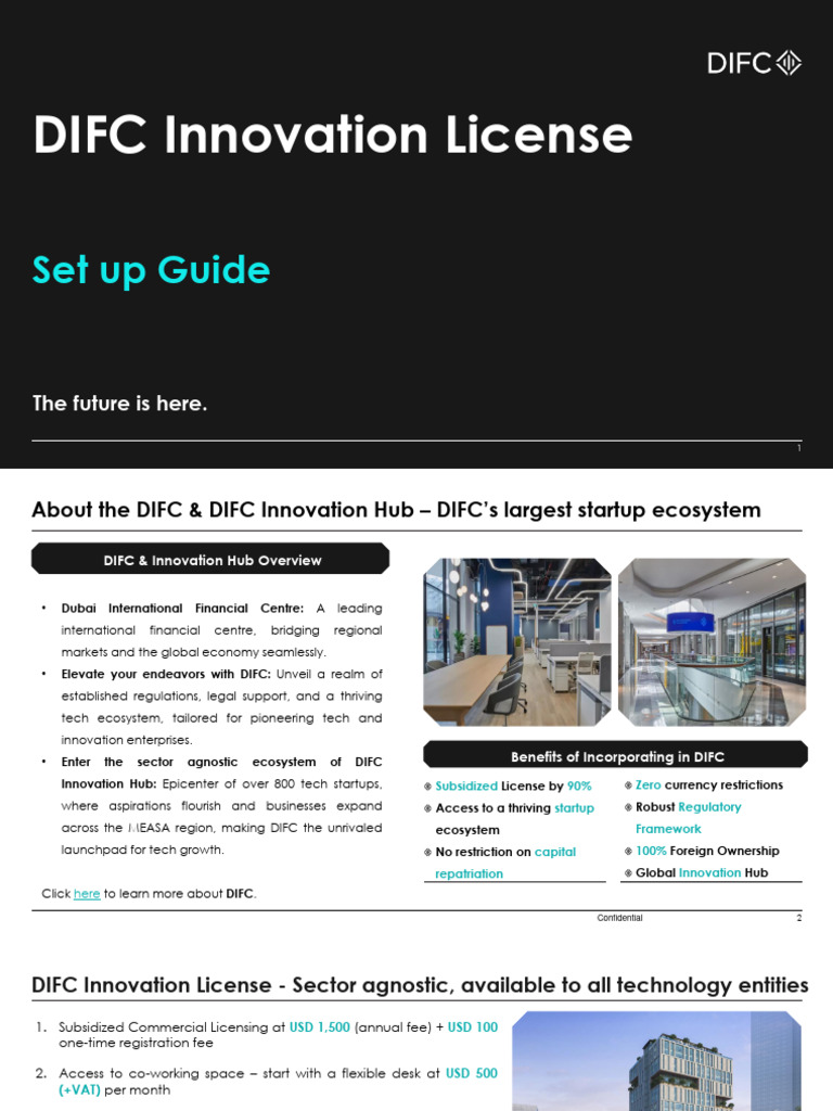 DIFC Innovation License Setup Guide | PDF | Visa Inc. | Internet