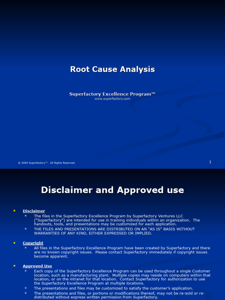 Root Cause Analysis | PDF | Causality