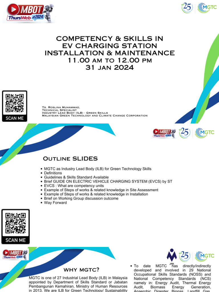 Competency & Skills in EVCS Installation & Maintenance - Rev | PDF