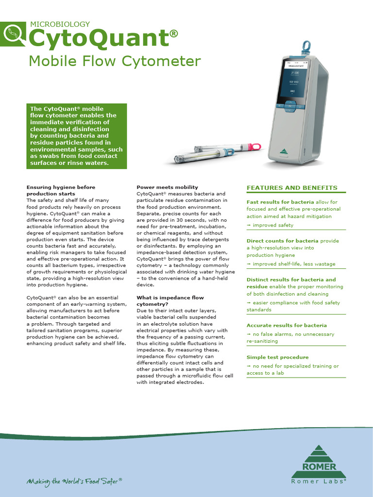 PI RC CytoQuant EN v01 0223 CIL | PDF | Flow Cytometry | Hygiene