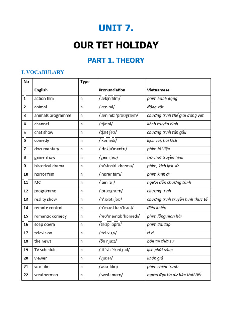 Unit 7. Television | PDF