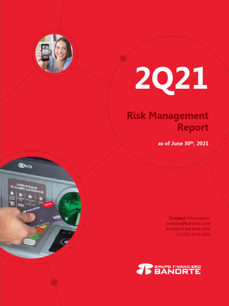 2Q21 Risk Management Report | PDF | Financial Risk | Risk