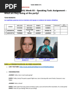 (Week 2 - Writing Task Assignment - My Daily Routine | PDF