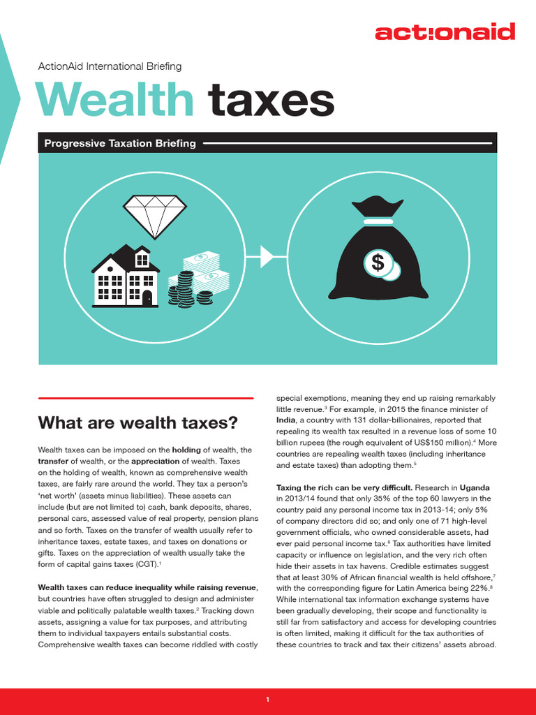 Wealth Taxes | PDF | Taxes | Wealth
