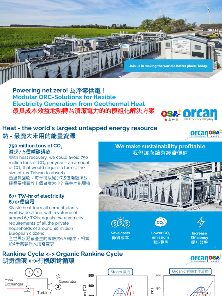 Orcan Energy AG - Modular ORC-Solutions For Flexible Electricity ...