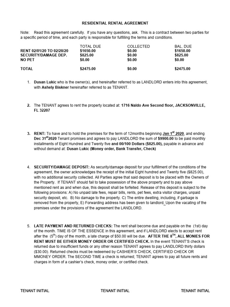 Lease | PDF | Leasehold Estate | Landlord