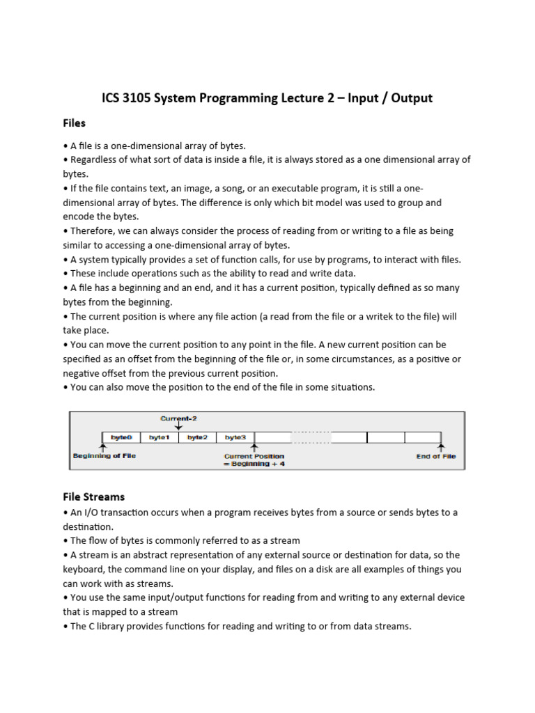 System Prog Lecture 2 Edited | PDF | Pointer (Computer Programming) | Parameter (Computer ...