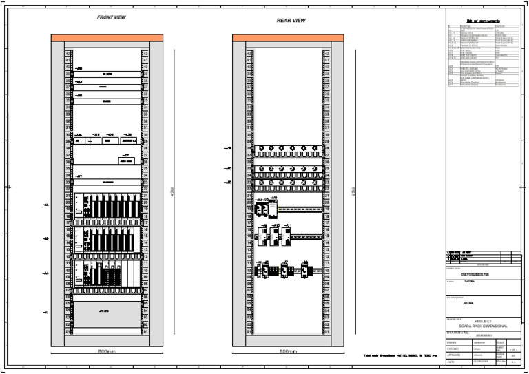 Statera BMS Rack Dimensional | PDF | Electrical Engineering | Computer Data