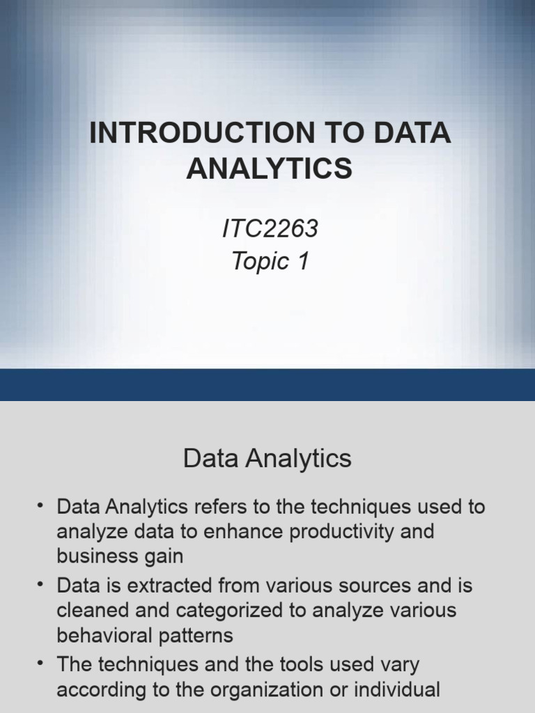 Data Analytics & BI Tools Overview | PDF | Business Intelligence ...