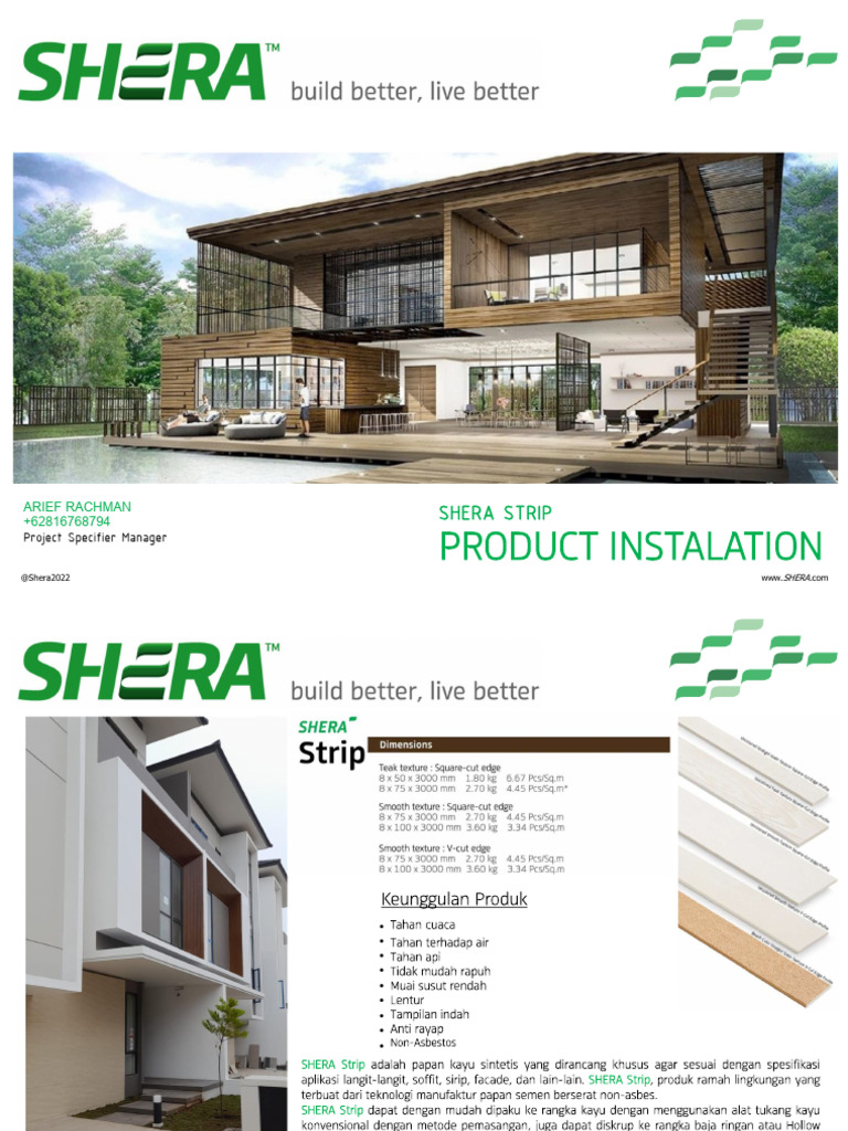 SHERA Strip Installation Manual | PDF | Screw | Equipment