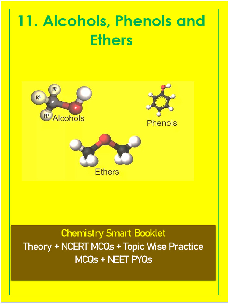 11.Alcohols, Phenols and Ethers-f | PDF | Ether | Aldehyde