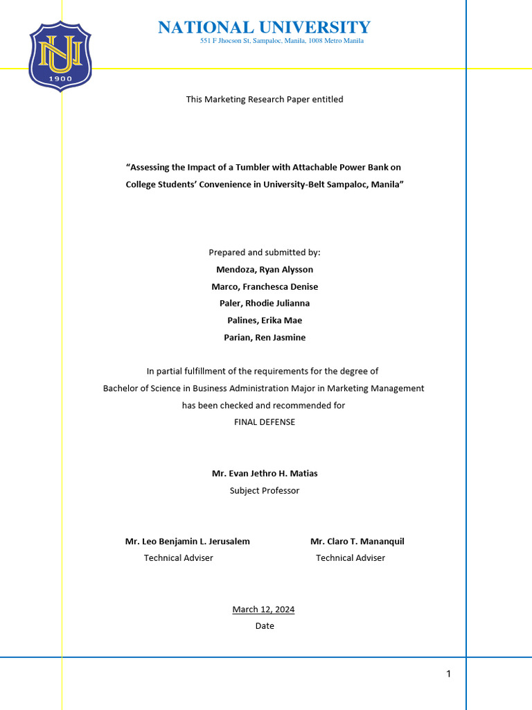 Marketing Research Paper 1 | Download Free PDF | Market Segmentation ...