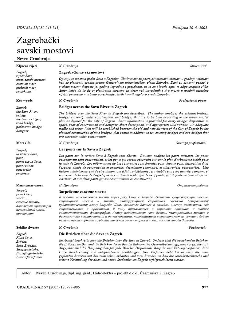 Mostovi | PDF