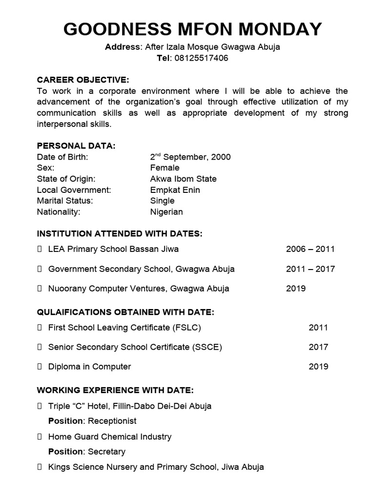 Goodness Monday | PDF