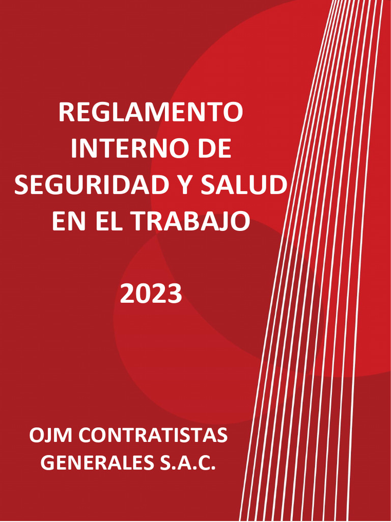 SST-R - 01 - Reglamento Interno de Segurida, Salud en El Trabajo | PDF | Seguridad y salud ...