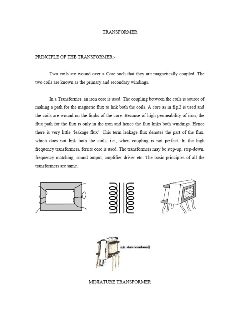 TRANSFORMER | PDF | Science & Mathematics