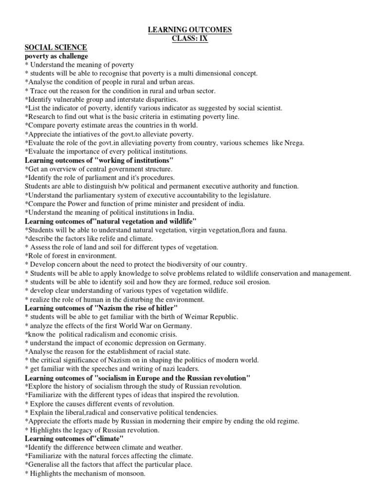 Learning Outcomes 9th New | PDF | Area | Sphere