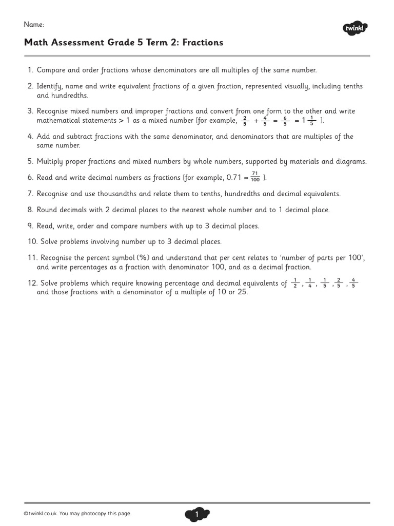 ca-t2-m-1208-grade-5-fractions-term-2-test-english-canadian_ver_3 | PDF ...