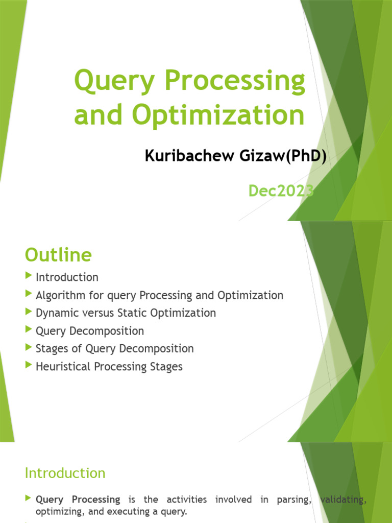 Query Optimization | PDF | Program Optimization | Databases