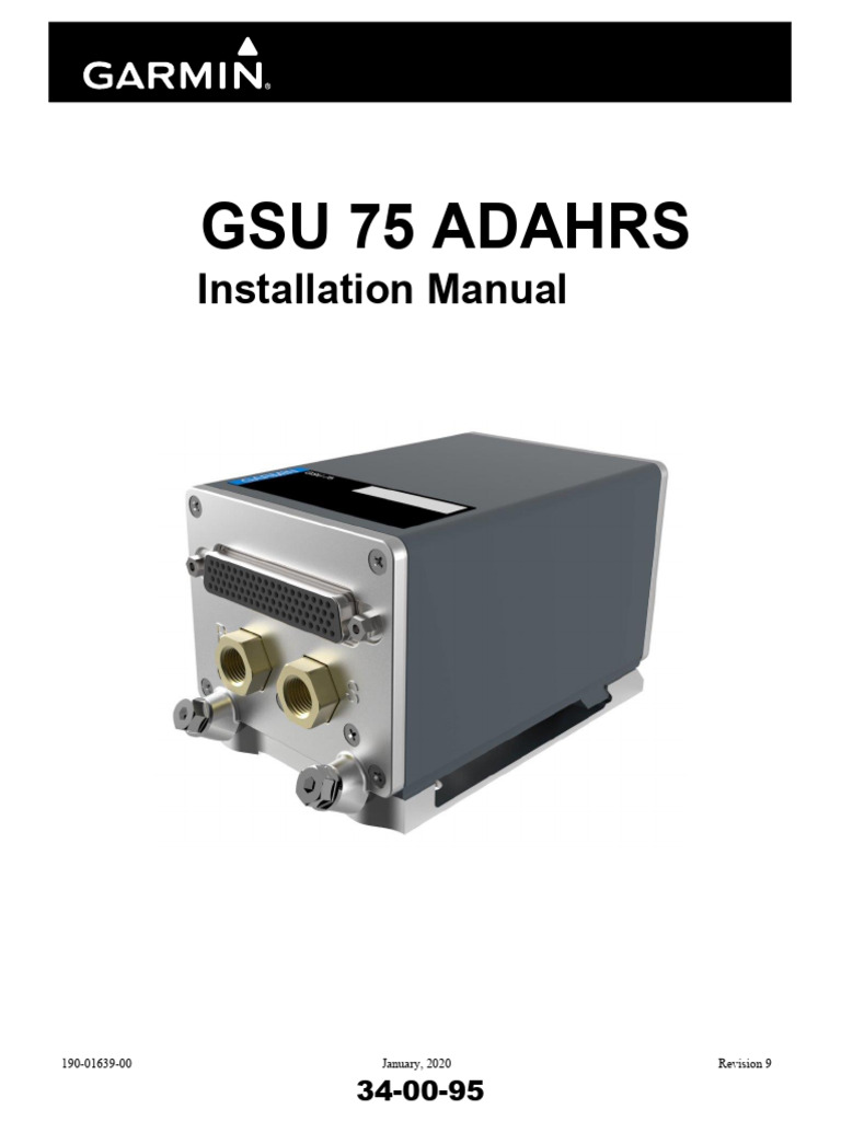 GSU 75 ADAHRS | Download Free PDF | Airspeed | Source Code