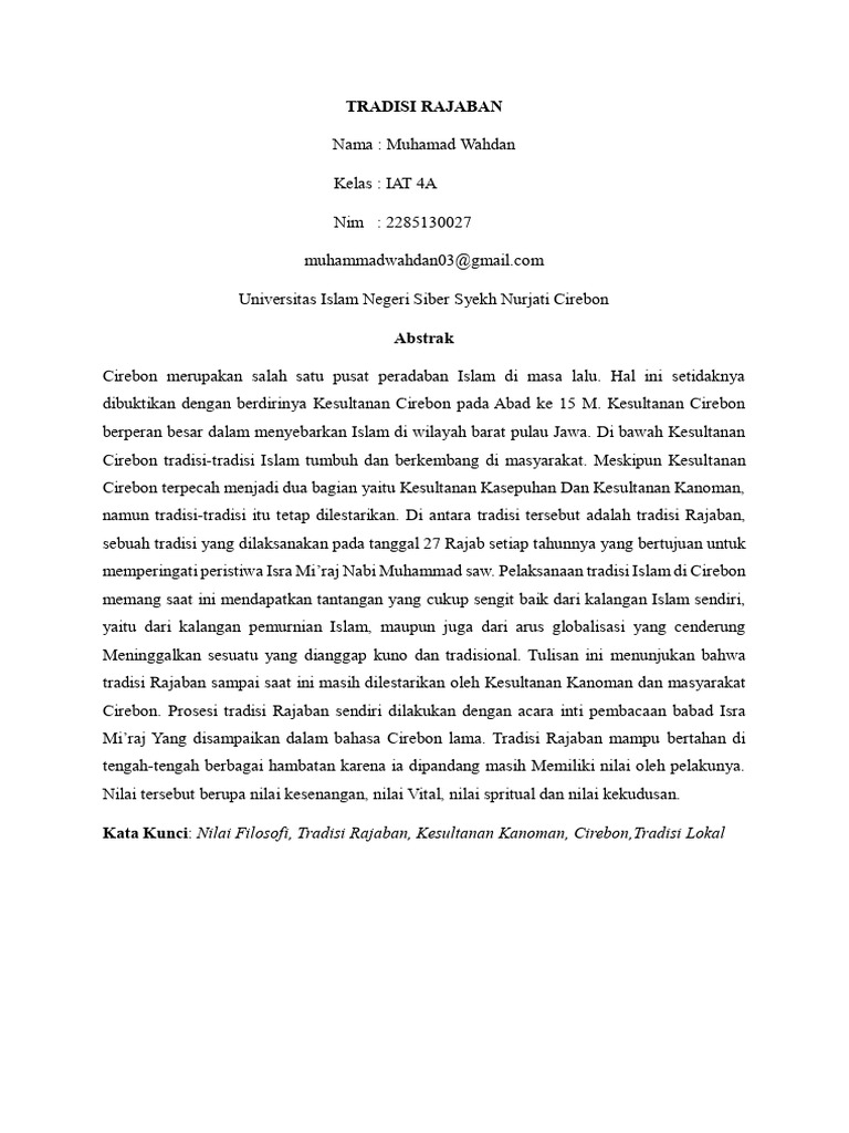 Tugas Islam Dan Budaya Lokal - Muh - Wahdan (2285130027) | PDF | Agama ...