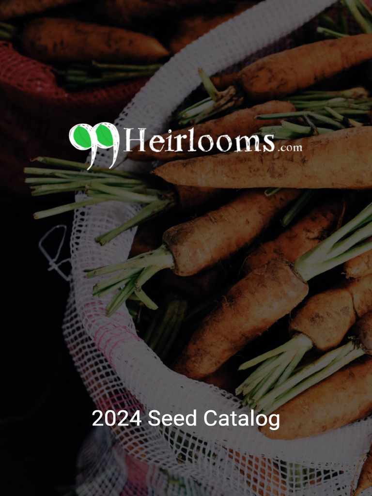 2024 99heirlooms Seed Catalog | PDF | Chili Pepper | Coriander