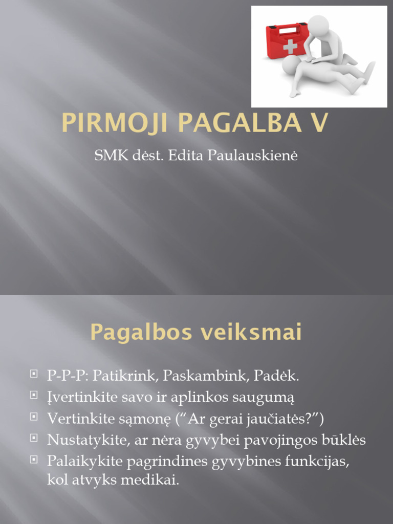 Pirmoji Pagalba V | PDF
