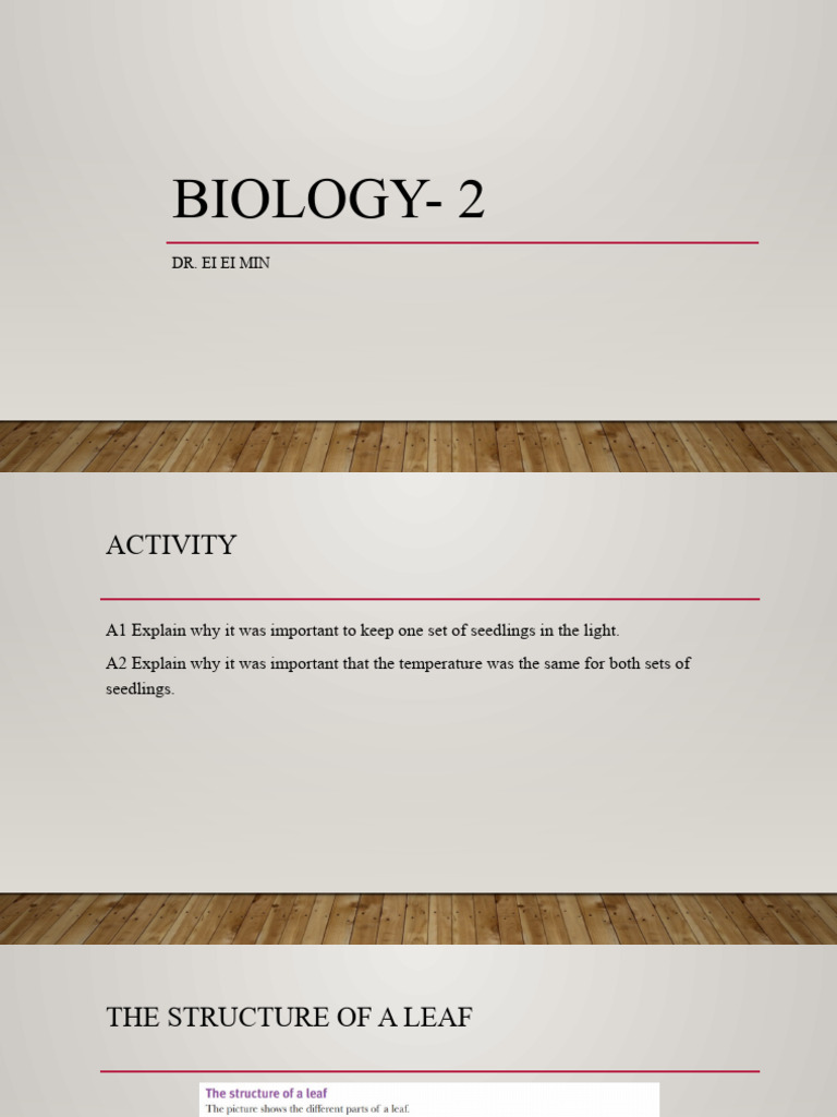Pre-IGCSE Biology 2 | PDF