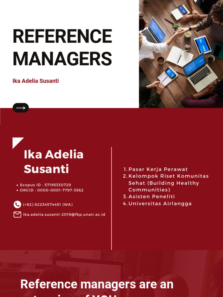 Reference Managers - Ika | PDF | Software | Information Technology