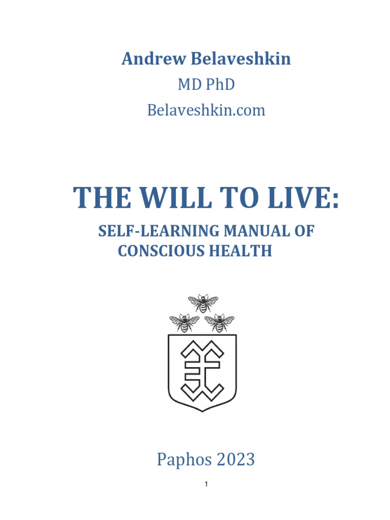 Andrew Belaveshkin. The Will To Live. | PDF | Happiness | Pleasure