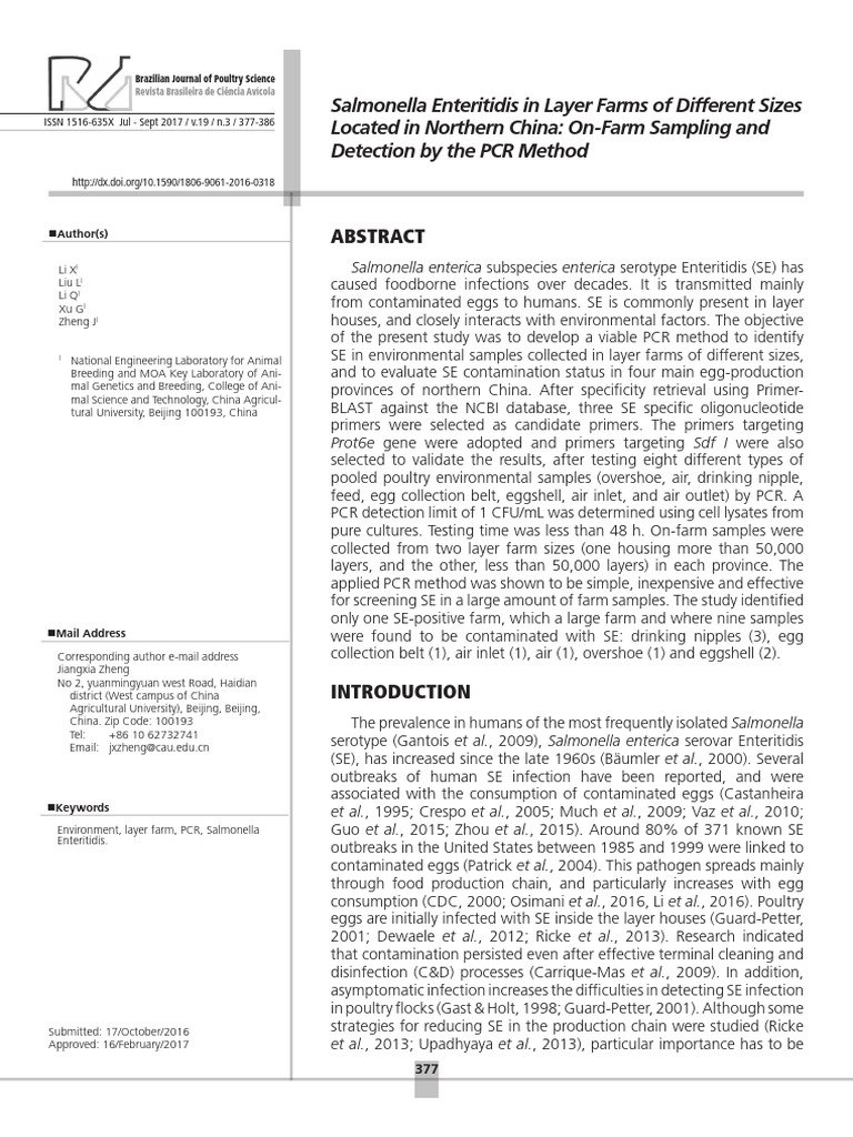 3 FSM Ws DXG WWXKN DYPbms SMF | PDF | Polymerase Chain Reaction | Salmonella