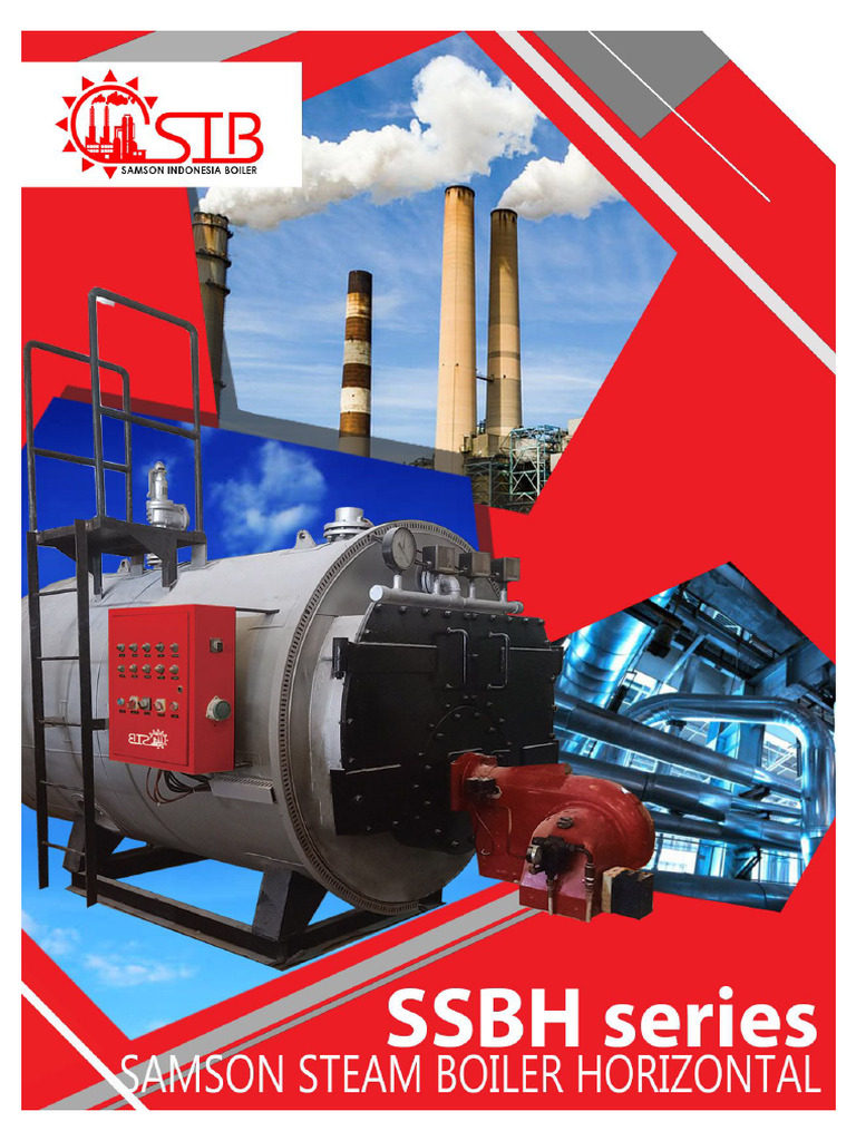Steam Boiler SSBH-series Brochure (SAMSON INDONESIA BOILER) | PDF