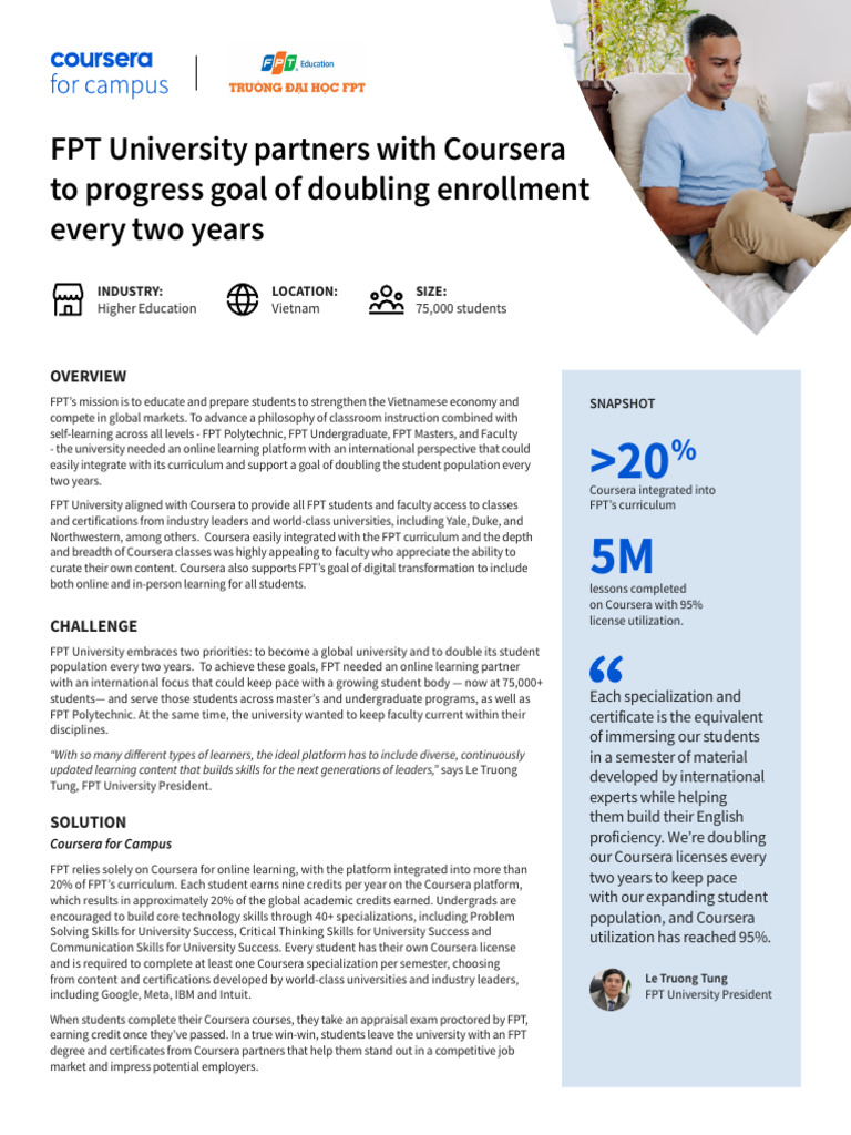 c4c FPT Case Study | PDF | Educational Technology | Learning