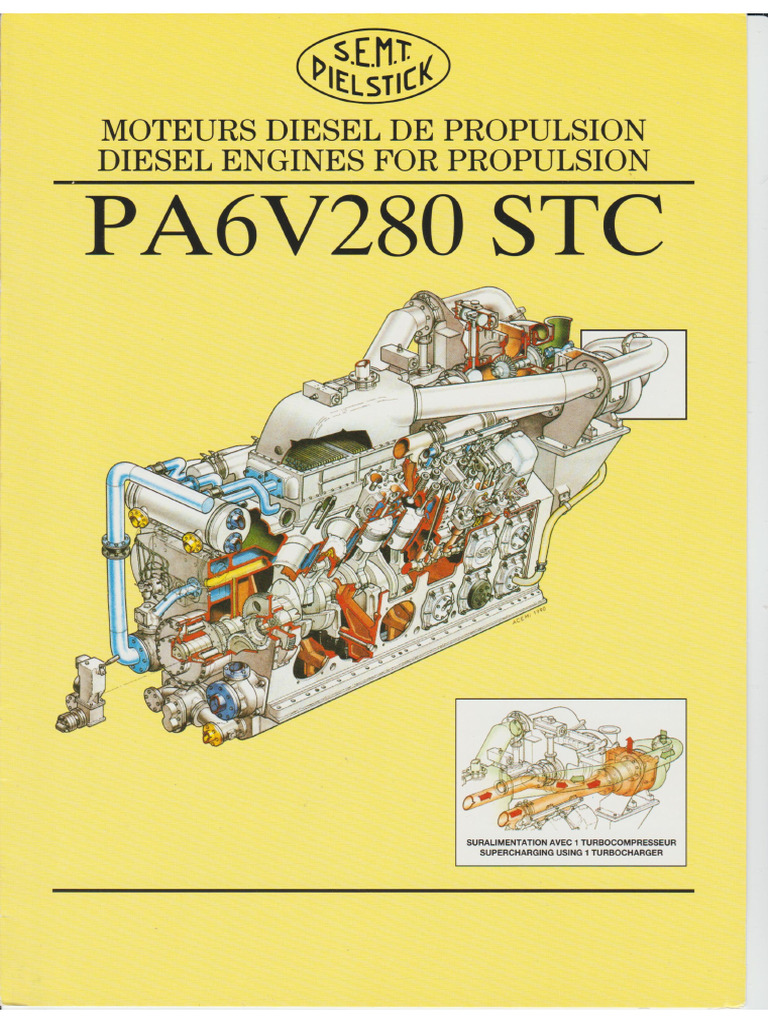 Pielstick PA6V280 STC specification booklet | PDF